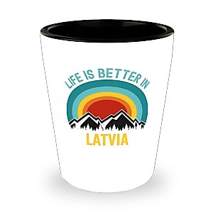 Hogue WS LLC Life Is Better In Fort Collins Alcohol Shot Glass 1.5oz