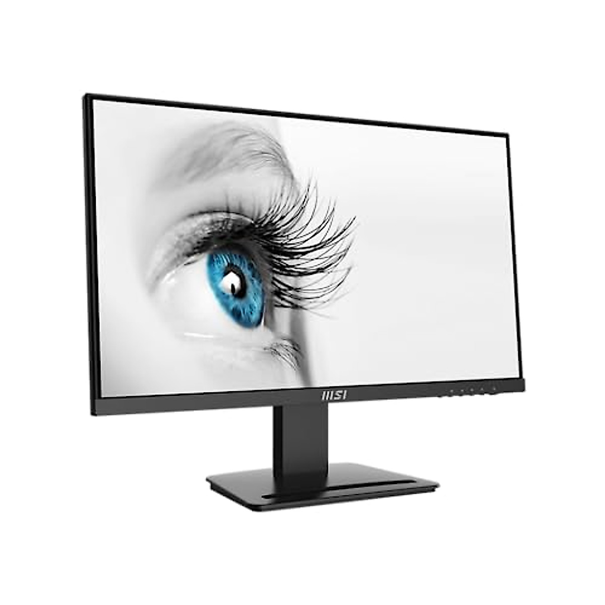 MSI 24” IPS FHD (1920 x 1080) Non-Glare with Super Narrow Bezel 100HZ 1ms 16:9 with Tilt Stand (Pro MP243X), Black