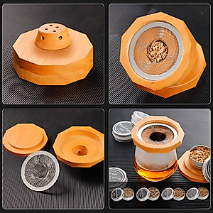 Cocktail Smoker Kit with Butane Torch Old Fashioned Cold Smoker for Cocktail, Whiskey, Wine, Bourbon , Cheese, Meat and More, Cocktail Smoking Kit Wood Shavings