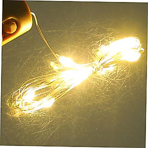 IMIKEYA 6 Pcs Cork String Lights Party Atmosphere Lamp Garden Light Decor Outdoor Light Decorative Light Party Light