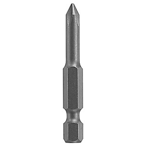 Bosch 27360 PH1, 2-Inch Length, Extra Hard Titanium Dipped Number 1 Phillips Head Power Insert Bit