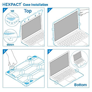 IBENZER Compatible MacBook Air 13 Inch Case A1466 A1369, Heavy Duty Protective Hard Shell Case Cover for Apple Mac Air 13 Old Version 2017 2016 2015 2014 2013 2012 2011 2010, Black, HA13CYBK