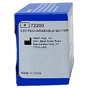 Genuine Welch Allyn 3.5v 72200 Rechargeable Battery (2 Pack) (2 Pack)