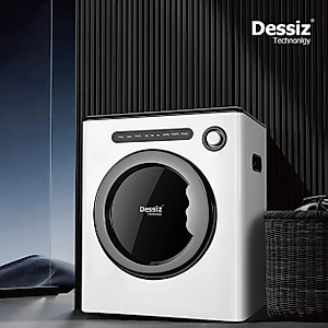 EUASOO 9lbs Capacity Compact Laundry Dryer, Sturdy and Easy to Use, Portable Clothes Dryer Machine for Small Spaces, RVs and Apartments Quiet, Supplemental Dryer for Existing Laundry Machines Drying Excellence Guaranteed