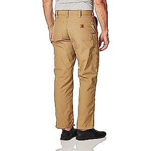Carhartt Men's Loose Fit Canvas Utility Work Pant, Dark Khaki, 36W x 32L
