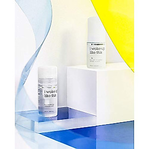 I WOKE UP LIKE THIS Daily Rice Rebalancing Cleansing Water – A Micellar Cleansing Water with Rice Ferment Extract Enriched in Vitamins. For Makeup Removal, Skin Toning