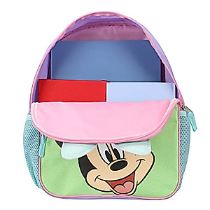 Disney Mickey & Minnie Youth Girls Pink & Green Toddler Backpack