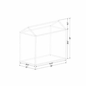 South Shore Sweedi Toddler House Bed, White