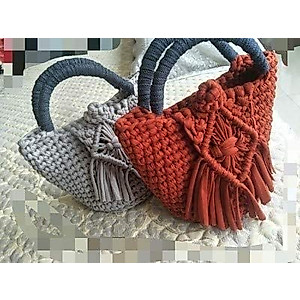 200g Art-Yarn T-Shirt Yarn Crochet Yarn Fabric Knitting Yarn Chunky Yarn Spaghetti Yarn Macrame Cotton Yarn Home Decor DIY Yarn (Color : Royal Blue)