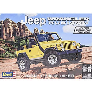 REVELL USA, LLC Plastic Model KIT, Jeep Wrangler Rubicon, Yellow