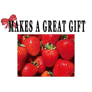 Cute Fresh Strawberry Kitchen Glass Cutting Board Decorative Strawberries Gift For Grandmother Wife Mom Design