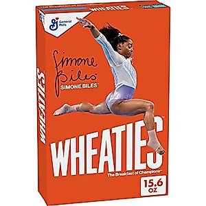 Wheaties 100% Whole Wheat Flakes Breakfast Cereal, Breakfast of Champions, 15.6 oz