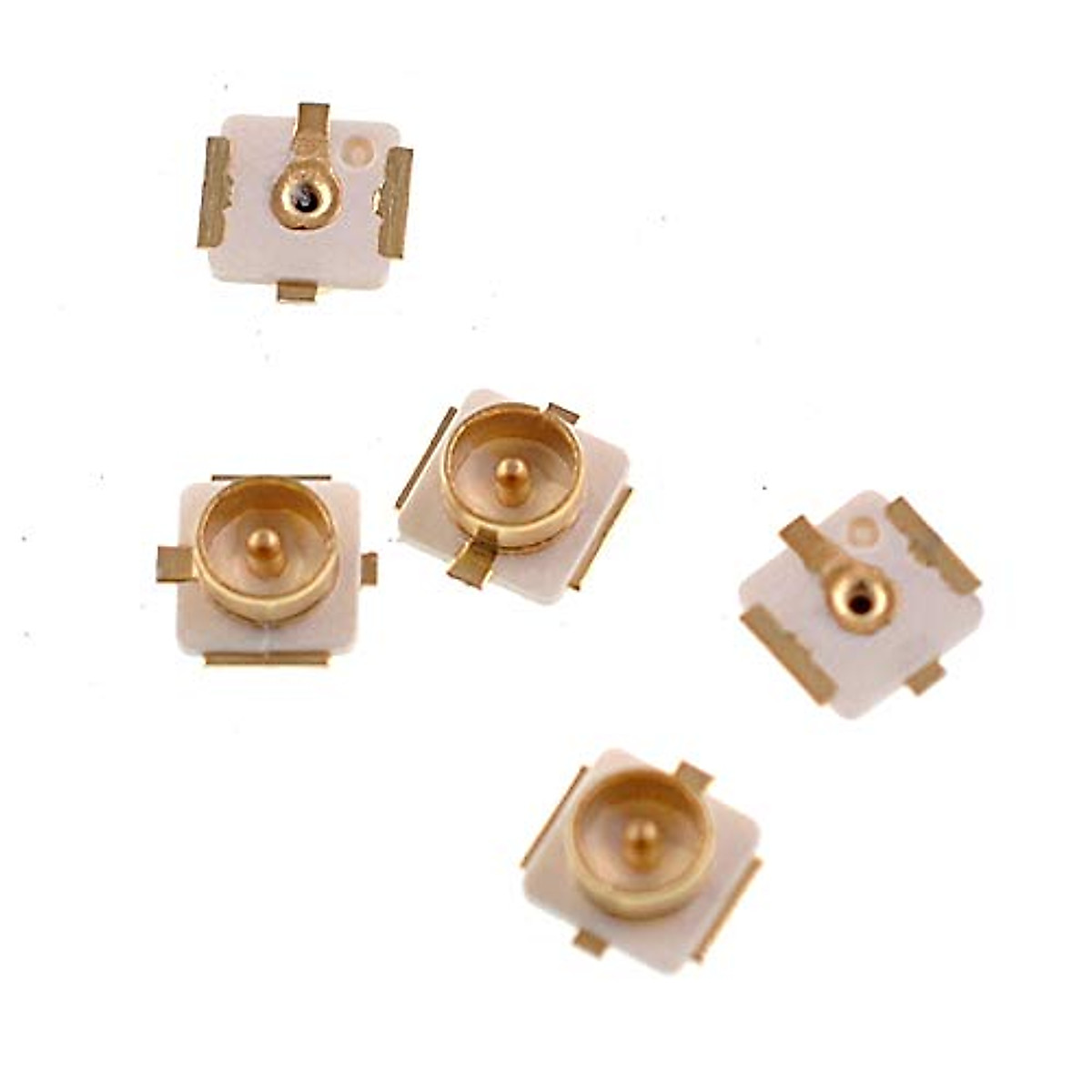 Oiyagai 50Pcs IPEX I-PEX MHF1 IPEX IPX U.FL SMD SMT Solder for PCB Mount Socket Jack Female RF Coaxial Connector