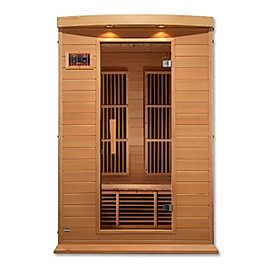 DYNAMIC SAUNAS Maxxus Toulouse MX-K206-01 Low EMF (Under 8 MG) FAR Infrared Sauna - Curb Side Delivery…