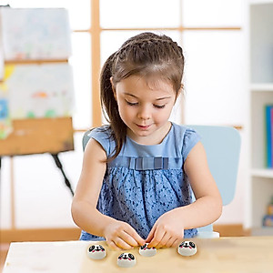 ArtCreativity Panda Poppers, Pack of 24, Pop-Up Half Ball Toys, Old School Retro 90s Toys for Kids, Birthday Party Favors, Goodie Bag Fillers for Boys and Girls