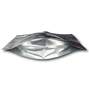 7 Mil (Per Side) Mylar Bag 9"x6"x3" 6 layer MRE-Style - Genuine Single Color Aluminum Foil-Lined Bag for Freeze Drying, Grain, Baking, Storage Container (50) (9"x6"x3") (50)