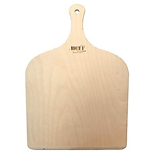 HOT!Kitchenware Birch Wood Pizza Peel, Made in Italy, 11.4 x 16.3 x 0.23 inches