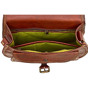 cuero Genuine Leather Crossbody Handbag for Women - Shoulder bag for Womens Handmade