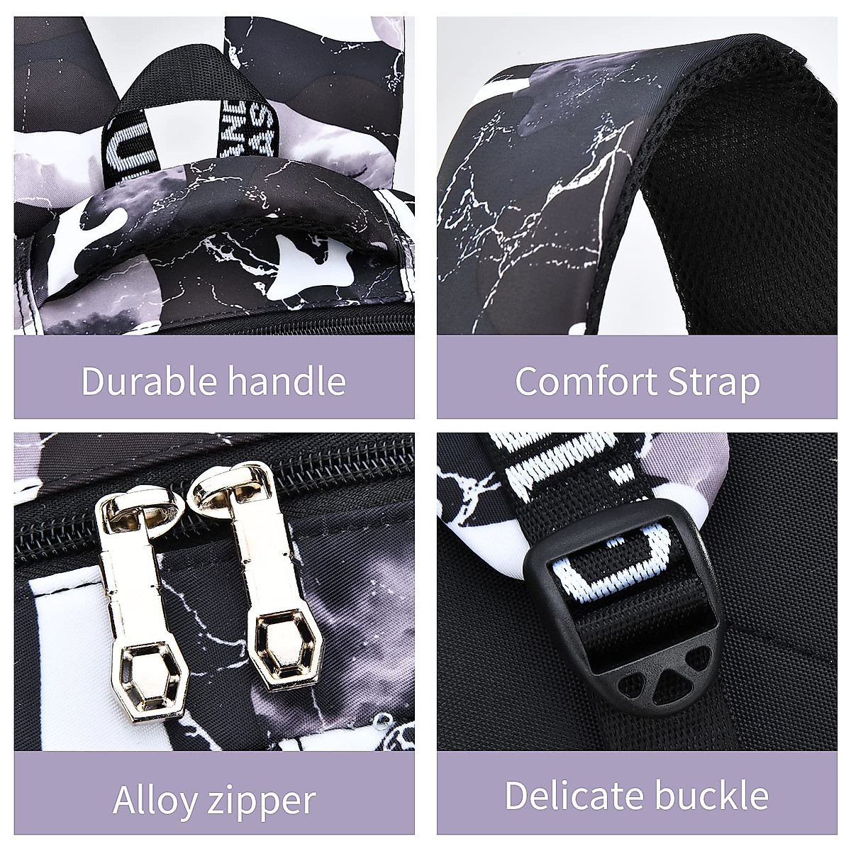 Yvechus School Backpack Casual Daypack Travel Outdoor Camouflage Backpack Christmas Presents for Boys and Girls (AY Camo Black)