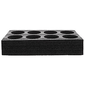 Didiseaon Multi- Hole Cup Holder Foam Cup Holder 8 Holes Universal Multifunction Drink Carrier for Restaurant Tray, Take Out Beverage Coffee Carrier Packing Tool Cup Fixing Holder