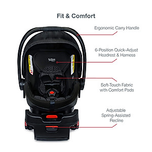Britax B-Free & B-Safe Gen2 Flexfit Travel System, Midnight
