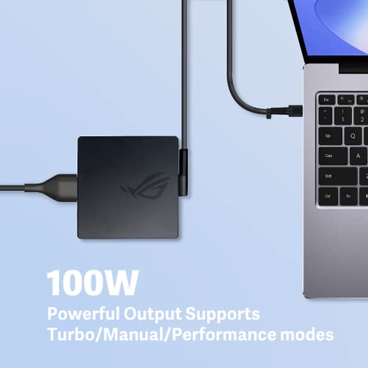 100W USB-C Charger for ASUS ROG: A20-100P1A Laptop AC Adapter for ASUS ROG Flow X13 Z13 GV301 GZ301 G533QM GA401QM GA503QM GX703HS ZenBook 14X 14 UX425QA UM425QA UM5401QA - 20V 5A Laptop Power Supply