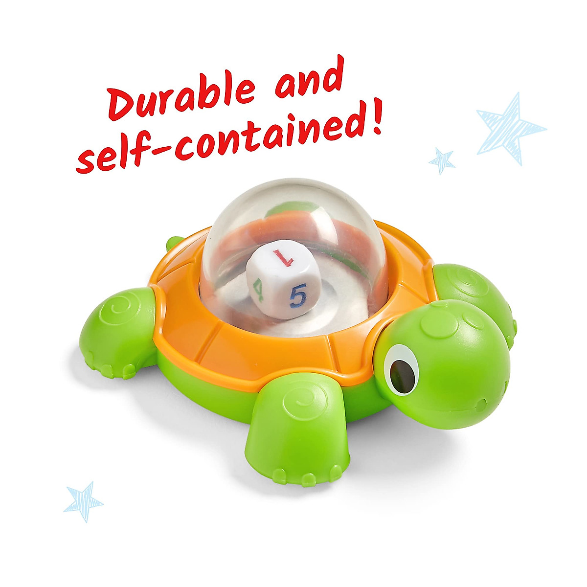 hand2mind Sea Animals Dice Poppers, Math Dice Popper, Game Replacement Dice Roller, Dice Games for Kids, Board Game Accessories, Family Game Night, Kids Travel Activity, Fun Classroom Games (Set of 2)