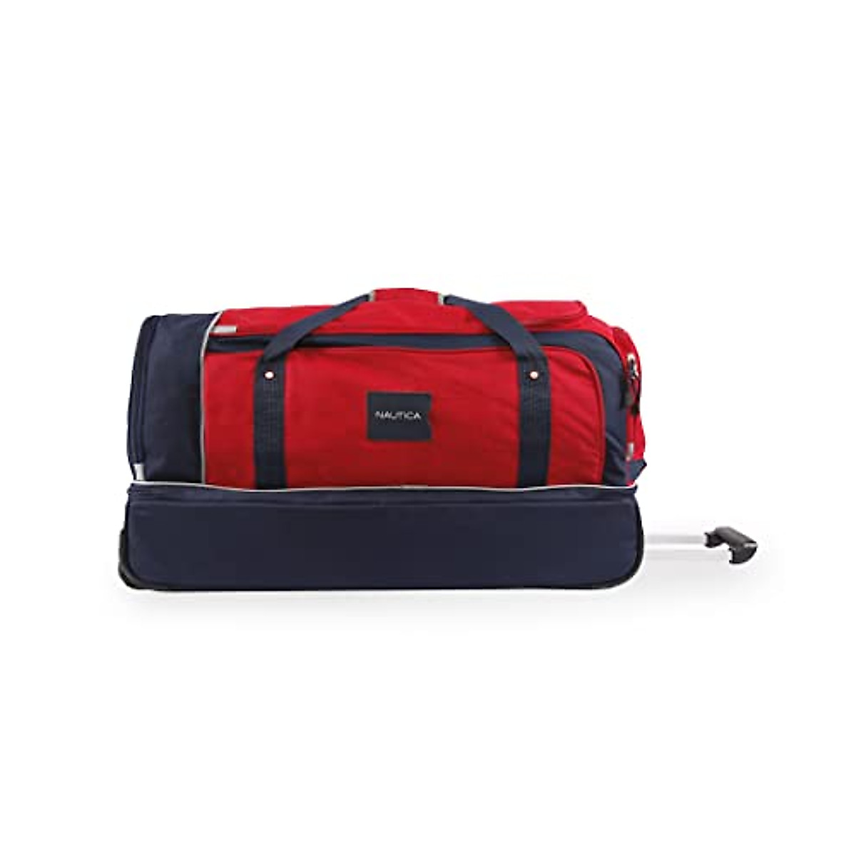 NAUTICA Submariner 30" Rolling Duffel, RED/Navy