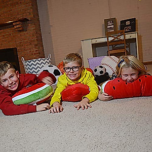 Watermelon Pillow Kids Stuffed Plush: Girls Melon Slice Throw Stuff Toy