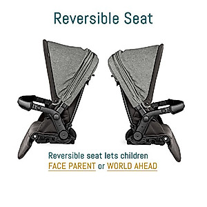 Peg Perego Pop-Up Seat for Triplette Stroller - Compatible with The Triplette, Duette, and Team Strollers - Made in Italy - Terracotta