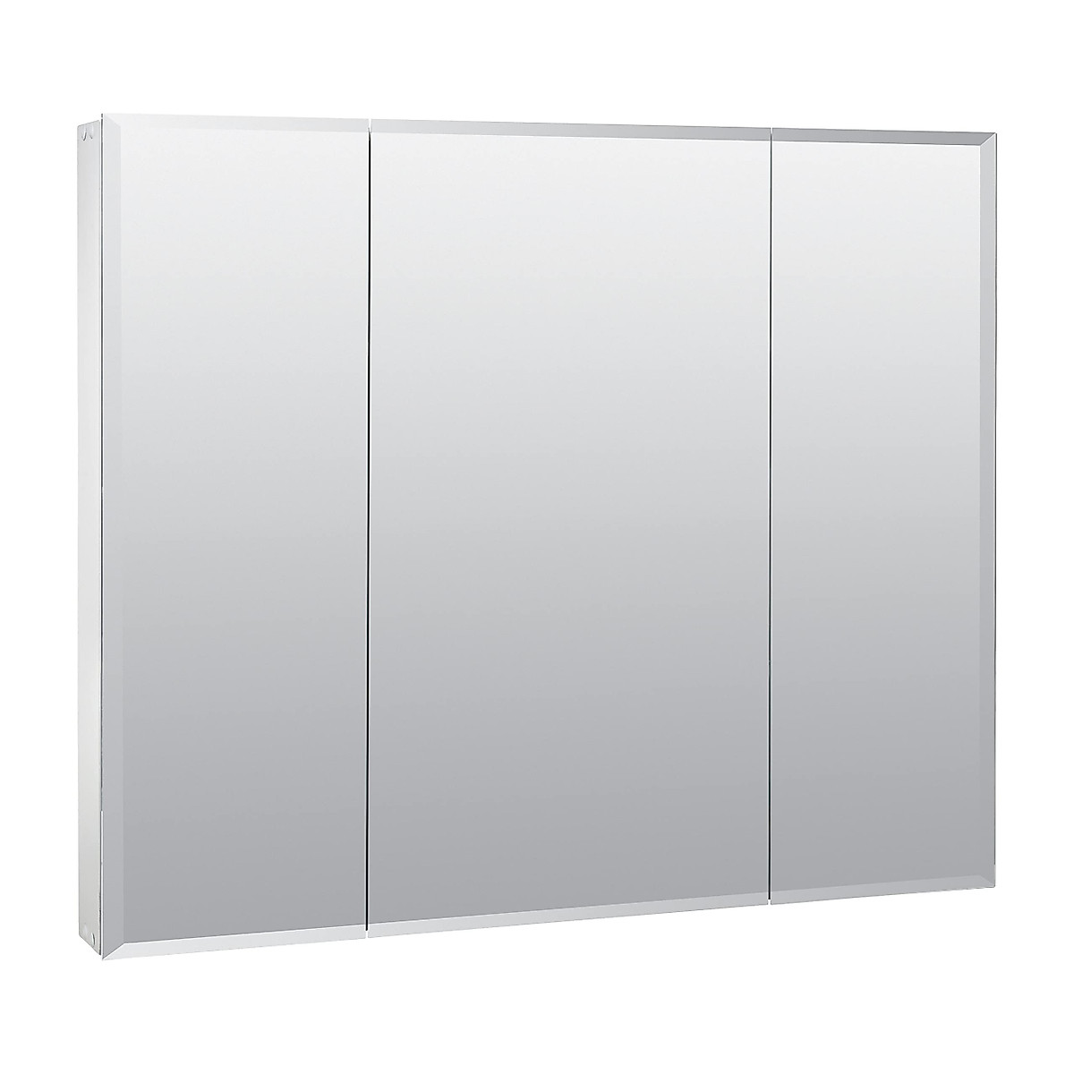 Zenith M36, Beveled Tri-View Medicine Cabinet, Frameless