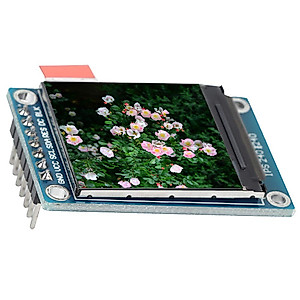 1.3 Inch IPS Color LCD Display Module 240x240 RGB 3.3V SPI ST7735 Vivid and Intuitive, 4 Mounting Holes for Arduino