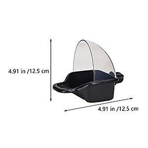 balacoo Bird Feeding Bowl Cage Mount Water Feeder Food Cage Cup Leakproof Bird Bath Basin Cage Supplies for Budgies Parakeet Cockatiels Conure