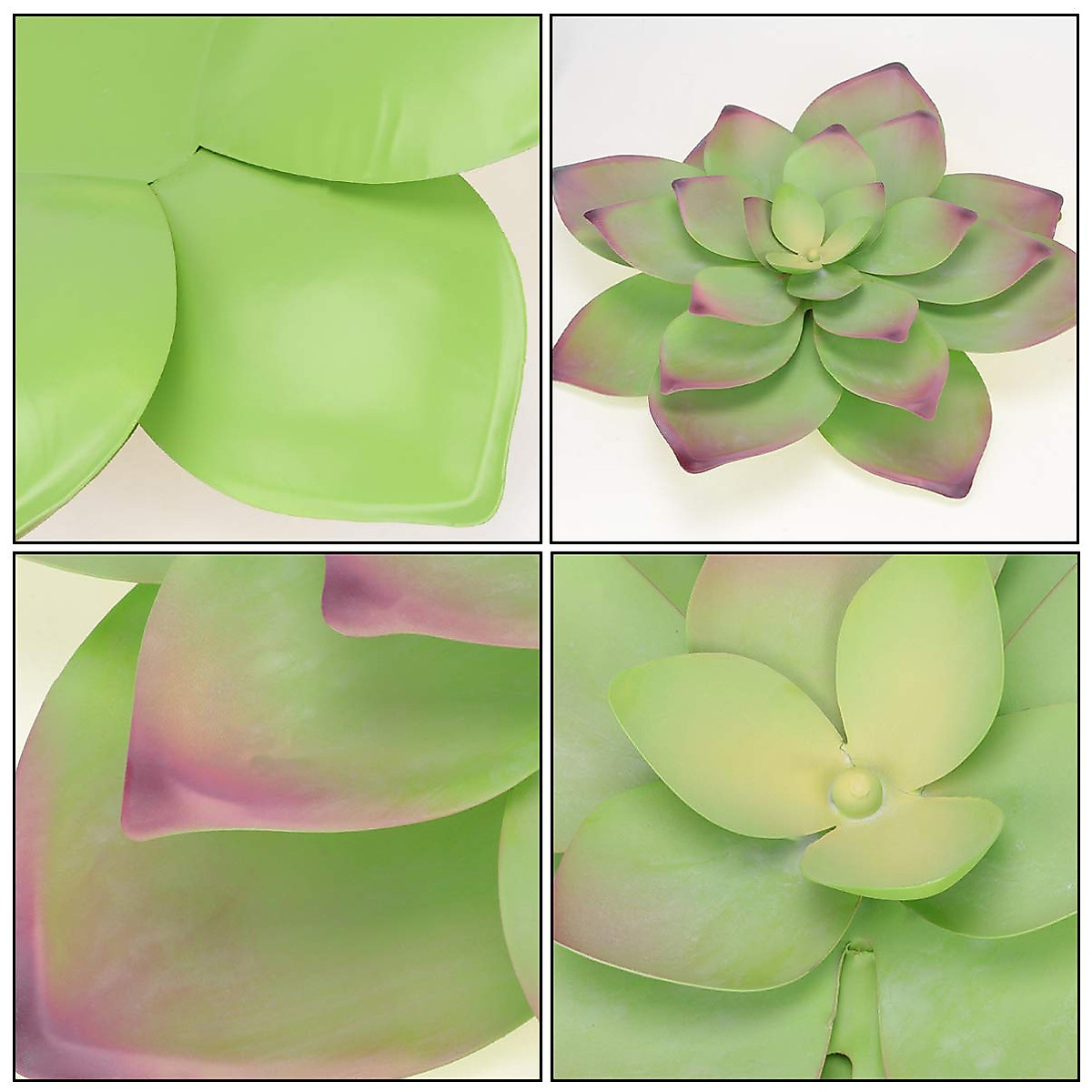 HEMOTON 1PC Succulent Wall Hanging Handmade Plants Wall Decor 3D Plants Pendant Decorative Plants Wall Art Decoration for Store Home Office Garden(Green)