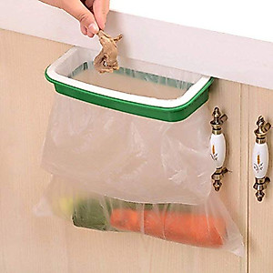 Lunies Over The Cabinet Plastic Trash Bag Holder for Kitchen, RV,Bathroom, Dorm Room, Office 8.6"x 4.9"