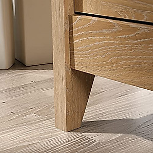 Sauder August Hill Bookcase, L: 32.28" x W: 15.51" x H: 71.89", Dover Oak Finish