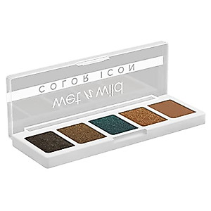 wet n wild Color Icon Eyeshadow Makeup 5 Pan Palette, My Lucky Charm, Matte, Shimmer, Metallic, Long Wearing, Rich Buttery Pigment, Cruelty Free