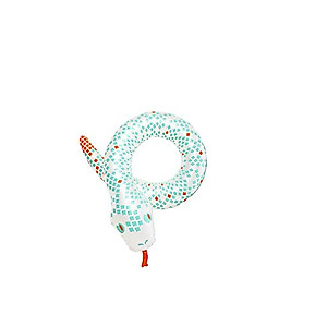 BigMouth Inc. White Snake Pool Float – 4 Foot Pool Float, Durable Inflatable Vinyl Summer Pool or Beach Toy, Makes a Great Gift Idea