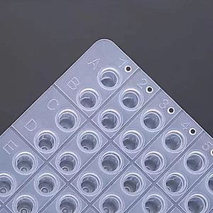 PCR 96 Well Plate - 0.2ml 96 Well PCR Plate,No-Skirt（20 Plates）