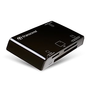 Transcend P8 15-in-1 USB 2.0 Flash Memory Card Reader TS-RDP8K (Black)