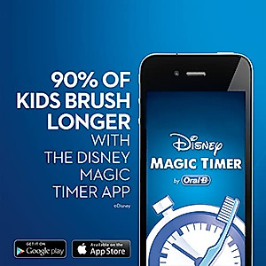 Oral-B Battery Powered Kids Rechargeable Electric Toothbrush Featuring Disney Princess, for Kids 3+ (Character May Vary)