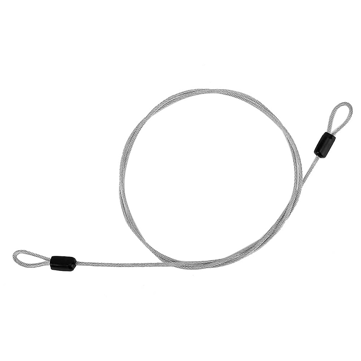 Haowecib Cable Bicycle Lock, Exquisite Stainless Steel Cable Lock for Bicycle for Bike(Silver)