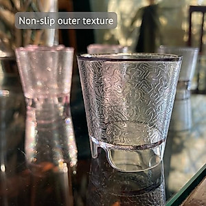 bicé BiceCrystal Drinking Cups, Dishwasher Safe, Unbreakable, Environment-Friendly | 100% Recyclable Drinking Glass | Sustainable Tumbler, Made in Italy, 40cl, Transparent (3cl (1.01 fl oz))