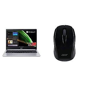 Acer Aspire 5 A515-45-R8K1-Laptop | 15.6" Full HD IPS | AMD Ryzen 7 5700U-Processor | AMD Radeon Graphics | 8GB DDR4 | 512GB NVMe SSD| Windows 11 Home-with Acer Black M501 Wireless-Mouse