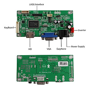 VSDISPLAY HD-MI VGA Controller Board eDP for 27" 2560x1440 2K LM270WQ1-SDE3 36 pin WLED LCD Screen