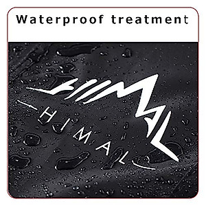 Himal Outdoors Zero-Turn Mower Cover, Heavy Duty 600D Polyester Oxford, UV Protection Universal Fit with Drawstring & Cover Storage Bag, Tractor Cover Up to 60" Decks