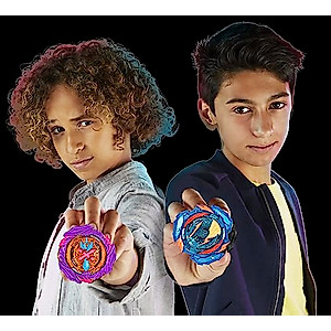 Beyblade Burst QuadStrike Ultimate Evo Valtryek V8 and Divine Xcalius X8 Spinning Top Dual Pack, 2 Battling Game Top Toy for Kids Ages 8 and Up