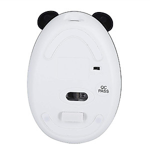 Rechargeable Mouse, 2.4GHz Optical Panda Computer Mouse Quiet Ergonomic USB Cartoon Computer Mouse for Win/OS X/Linux/Andriod/iOS