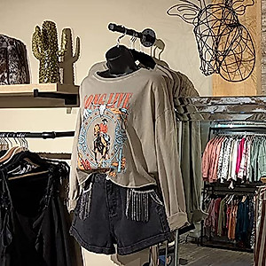 4-Packs Female Mannequin Body Set, 27 inches Height Hanging Mannequin Torso with Hook Plastic Half Dress Form for Clothing, Accessories, Shirt Display (White)