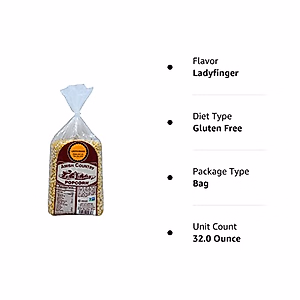 Amish Country Popcorn | 2 Lb Ladyfinger Kernels | Old Fashioned, Non-GMO and Gluten Free (2lb Bag)